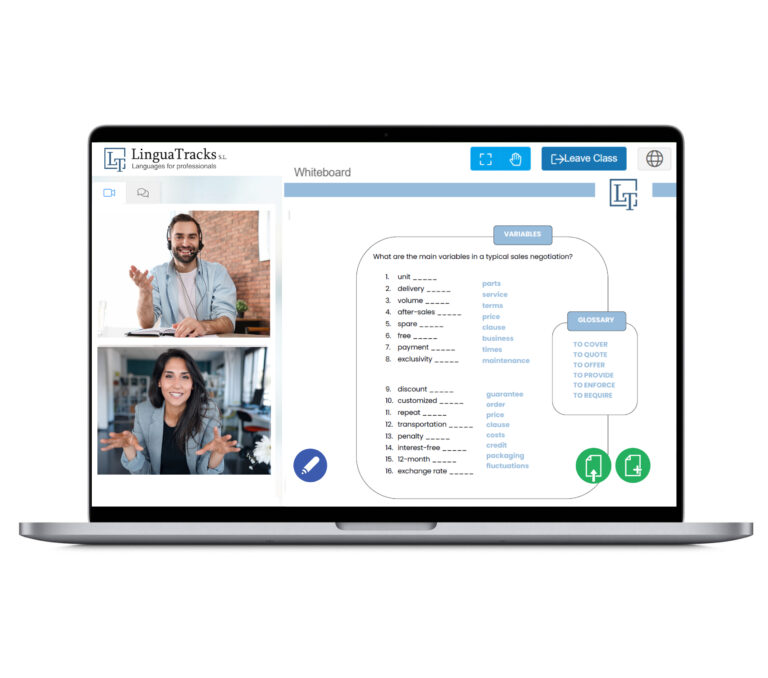 Modern EdTech Virtual Classroom - LinguaTracks